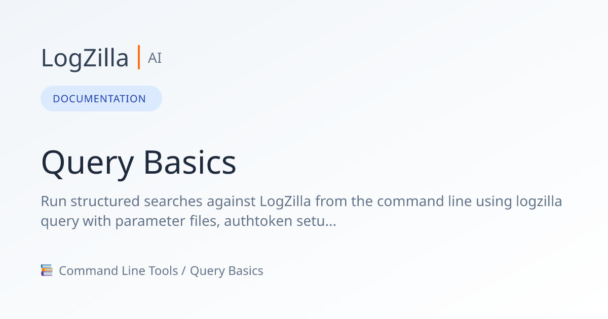 Query Basics | LogZilla Documentation